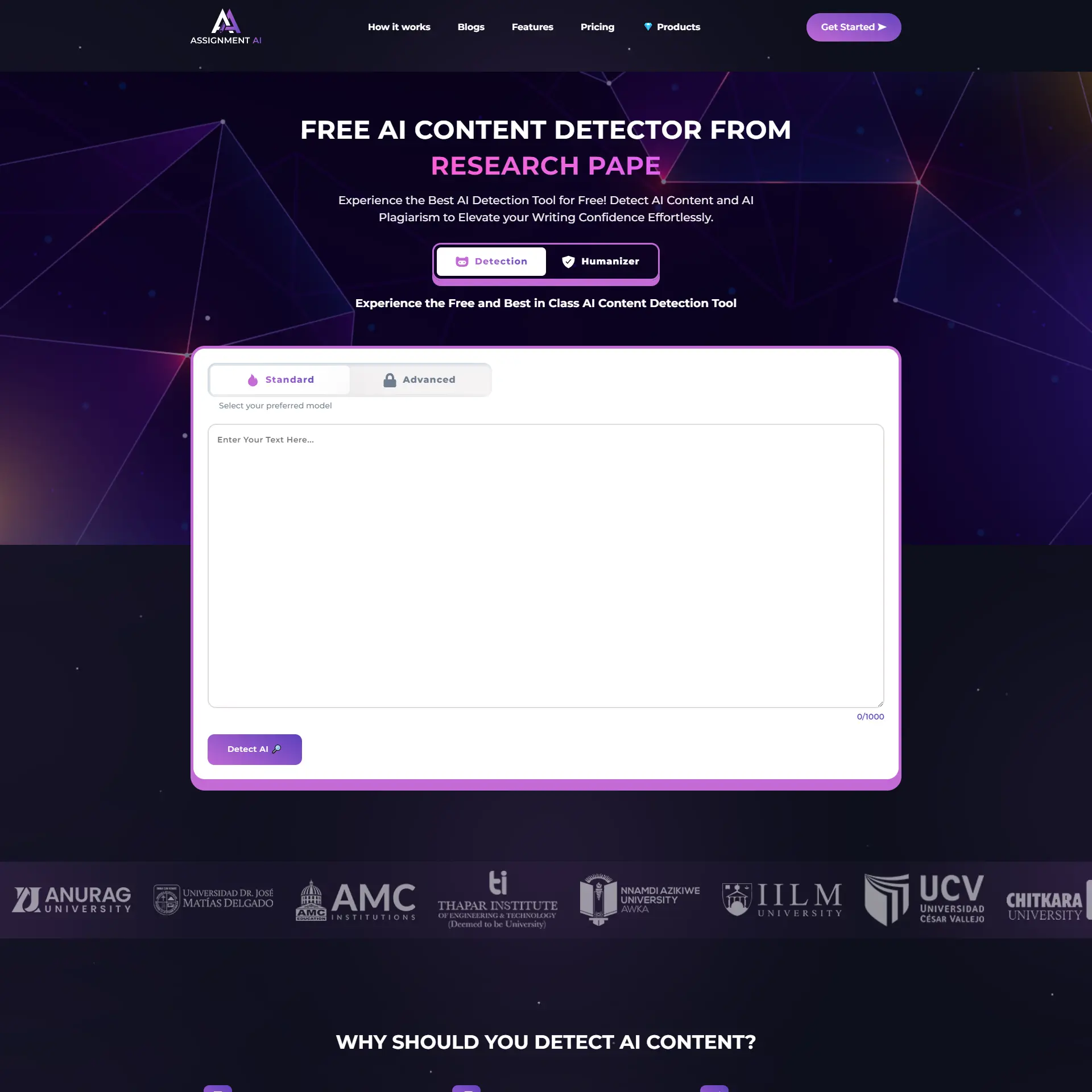 Trusted AI Detector | AI Content Detector | AssignmentGPT AI